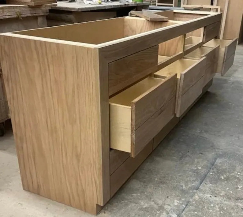 ZEN - white oak vanity – Soho Cabinets